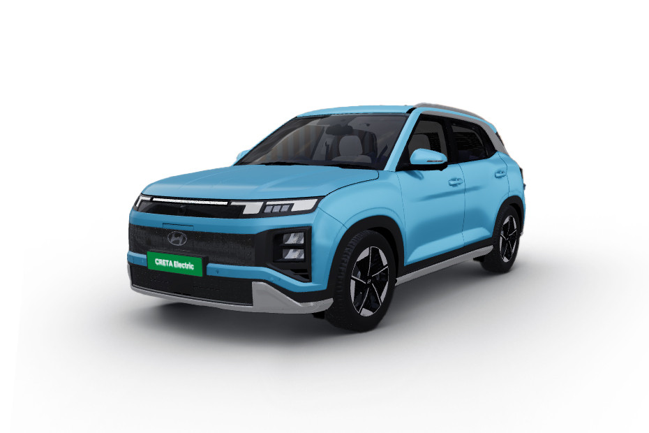 Hyundai Creta Electric Robust Emerald Matte Colour