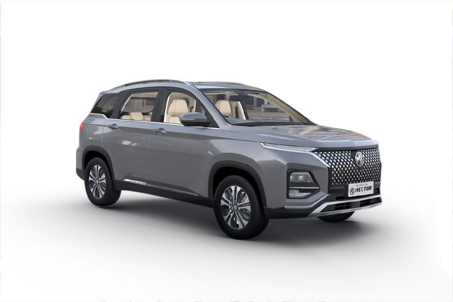 MG Hector Aurora Silver Colour